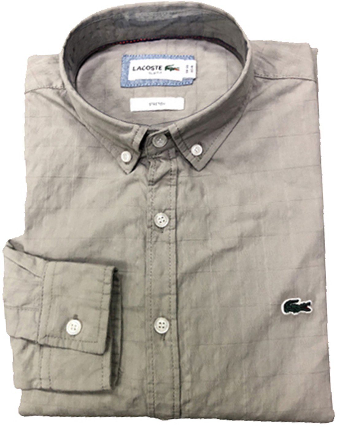 לקוסט-LACOSTE LONG MEN SHIRT - Tide - MALLSHOES - קניון המותגים נעלי נייק